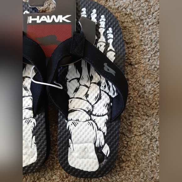 Tony Hawk | Shoes | New Tony Hawk Boys Kids Skeleton Sandals Size M 34 ...